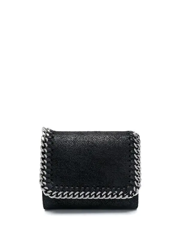 Stella McCartney Small Falabella Flap Wallet - Black