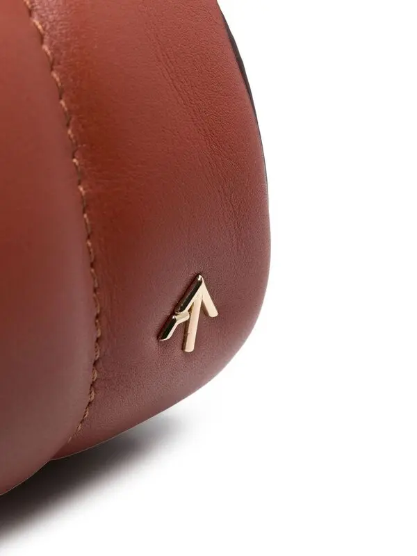 Manu Atelier Padded Cylinder Shoulder Bag - Red