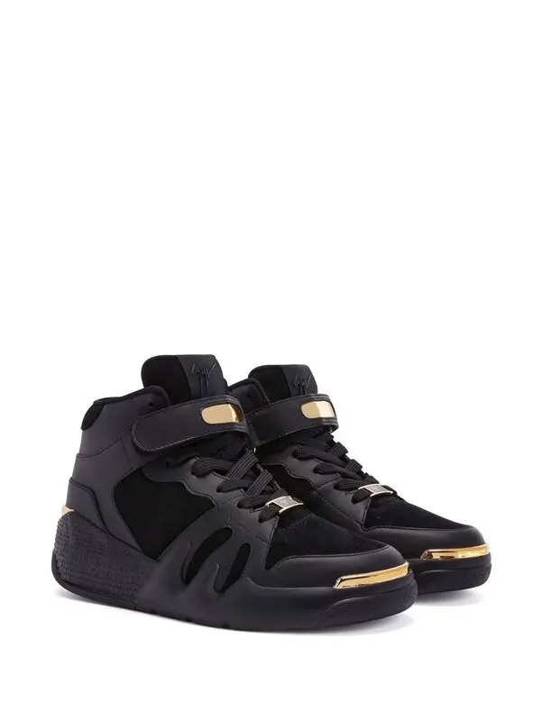 GIUSEPPE ZANOTTI Talon Mid-top Sneakers - Black