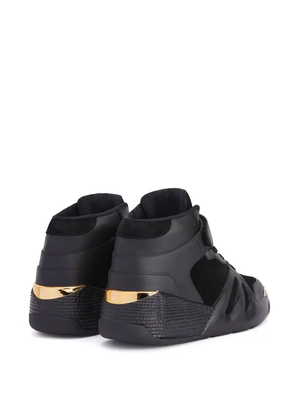 GIUSEPPE ZANOTTI Talon Mid-top Sneakers - Black