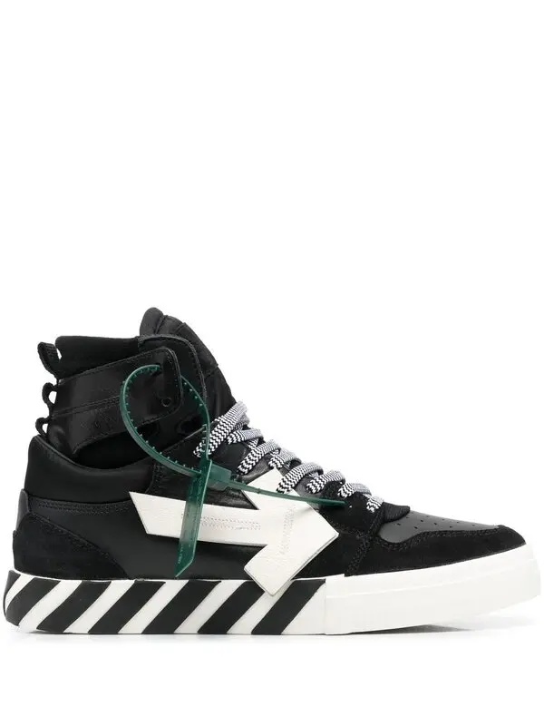 Off-White Vulcanized High-top Sneakers - Black