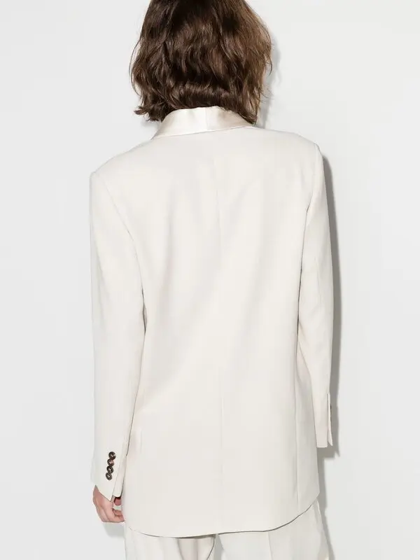Brunello Cucinelli Double-breasted Shawl Collar Blazer