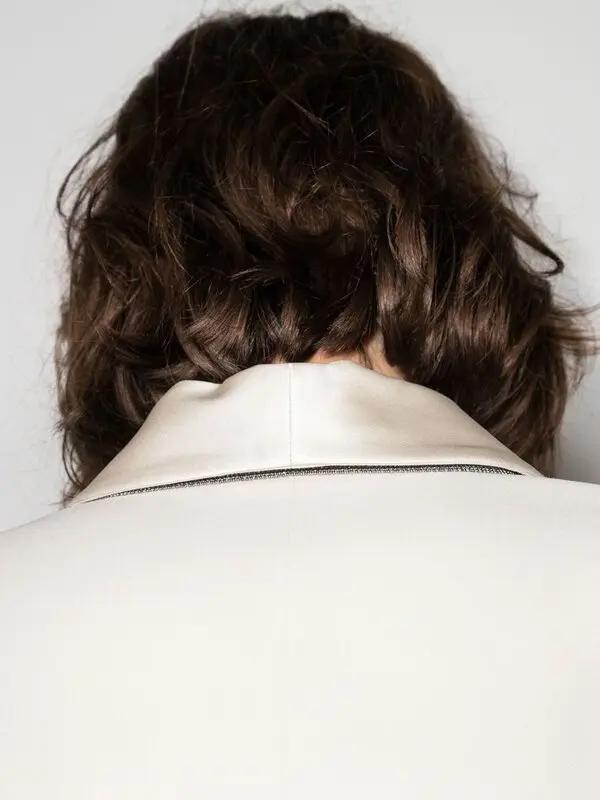 Brunello Cucinelli Double-breasted Shawl Collar Blazer