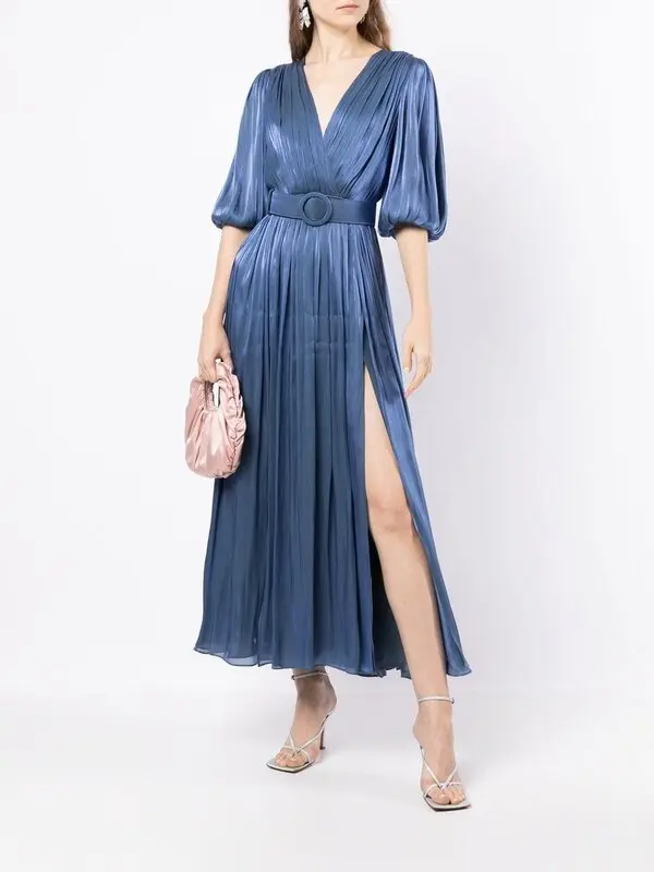 Costarellos V-neck Maxi Dress