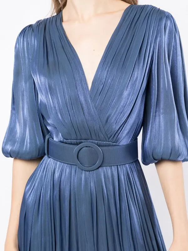 Costarellos V-neck Maxi Dress