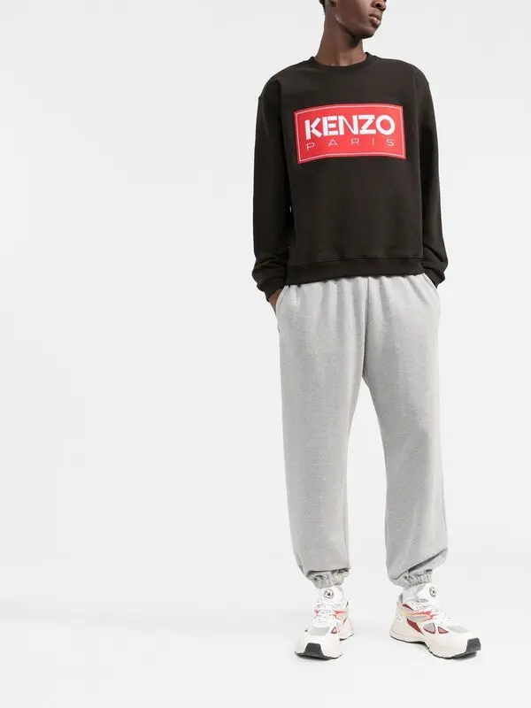 Kenzo Logo-patch Crew-neck Sweatshirt