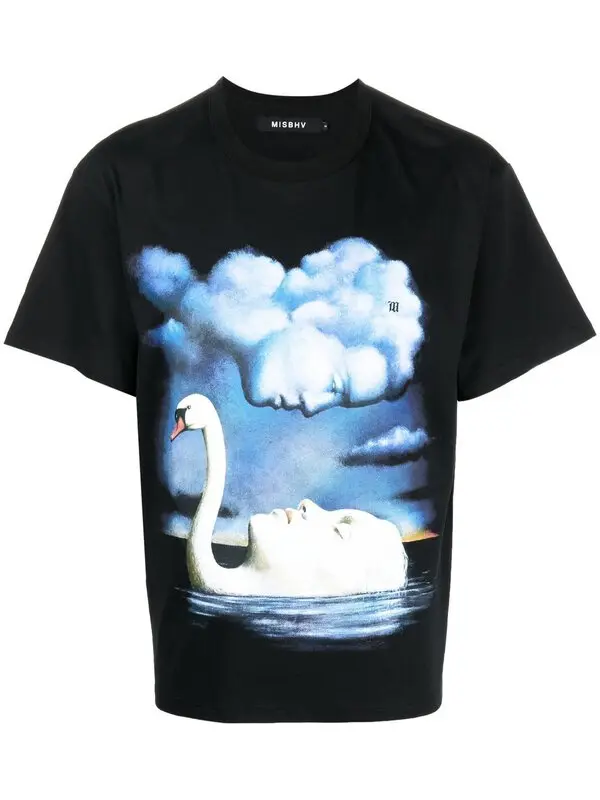 MISBHV Graphic Print Crew-neck T-shirt