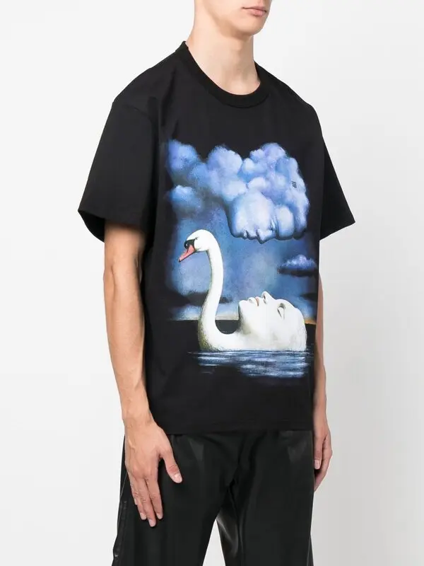 MISBHV Graphic Print Crew-neck T-shirt
