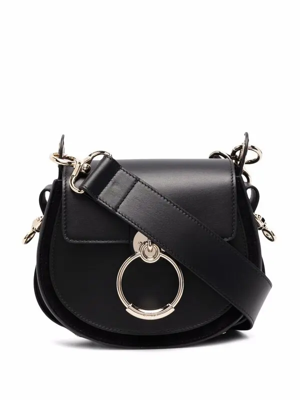 Chloé Tess Shoulder Bag - Black