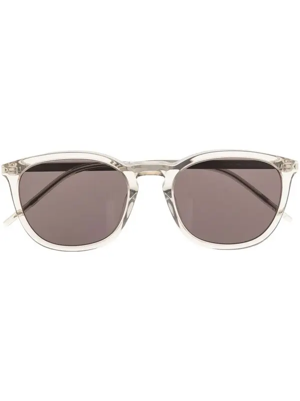 Saint Laurent Transparent-design Frame Sunglasses - Grey