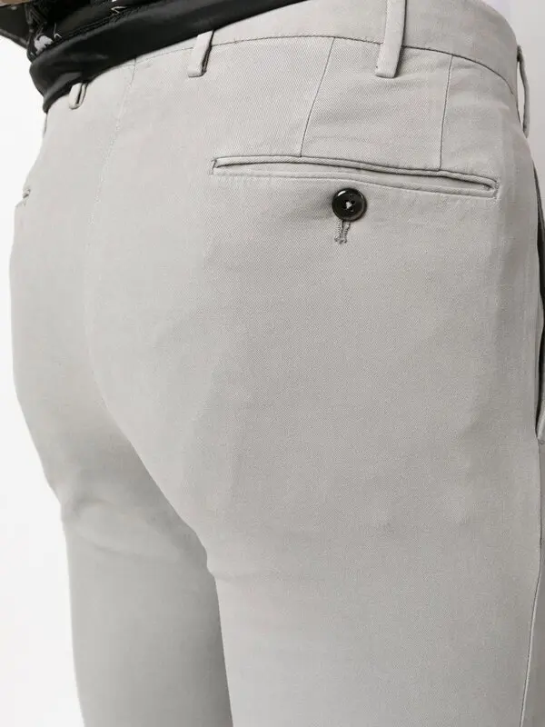 PT TORINO Mid-rise Skinny Trousers - Grey