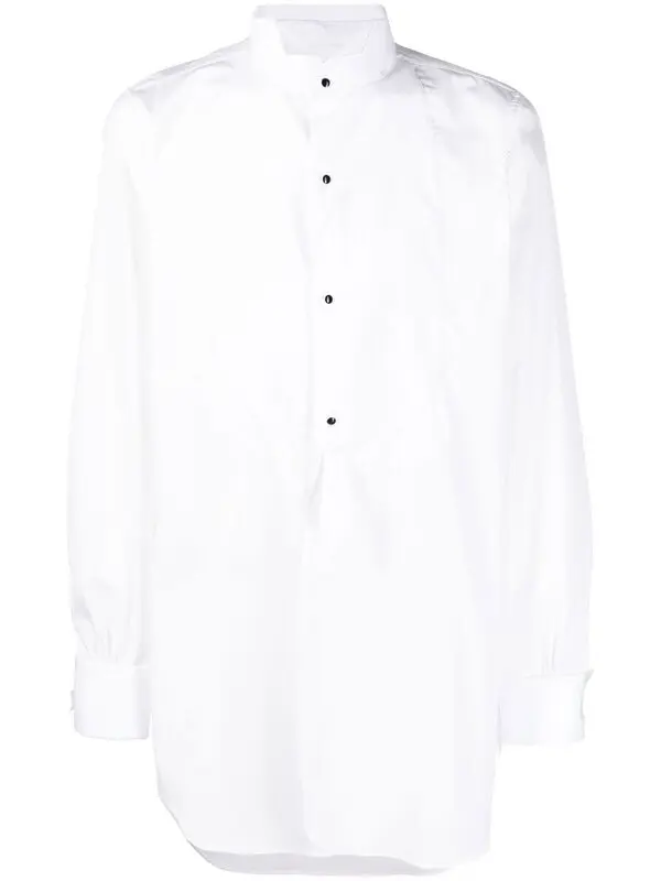 MAISON MARGIELA Longline Poplin Shirt - White