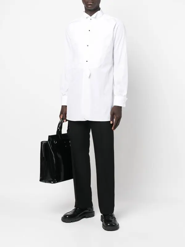 MAISON MARGIELA Longline Poplin Shirt - White