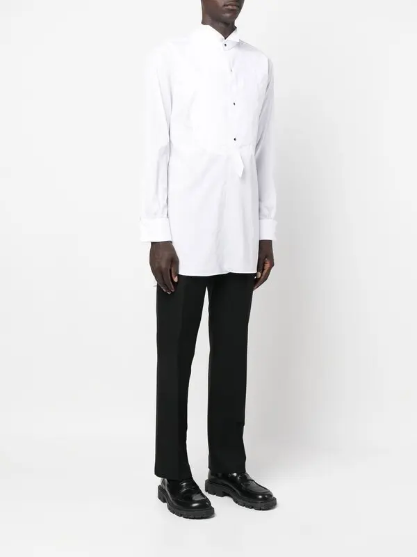 MAISON MARGIELA Longline Poplin Shirt - White