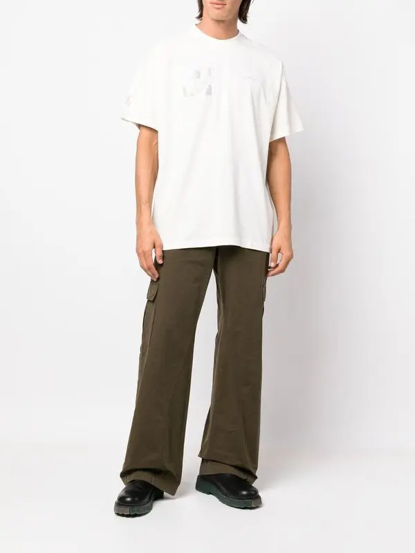 Off-White Off- X Circoloco Glitter-logo T-shirt