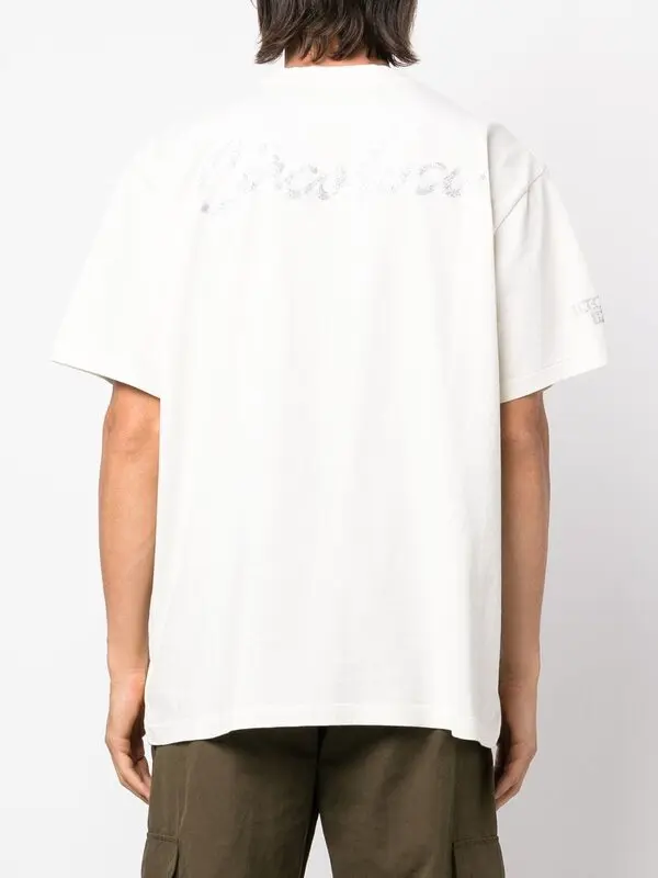 Off-White Off- X Circoloco Glitter-logo T-shirt
