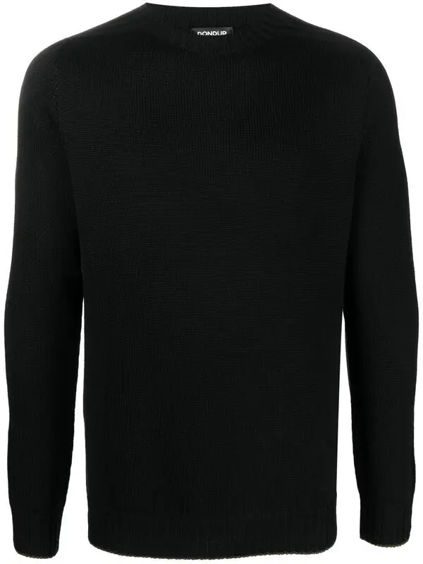 DONDUP Ribbed Knit Jumper - Black