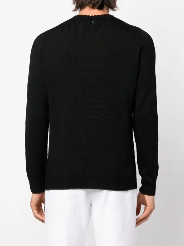 DONDUP Ribbed Knit Jumper - Black