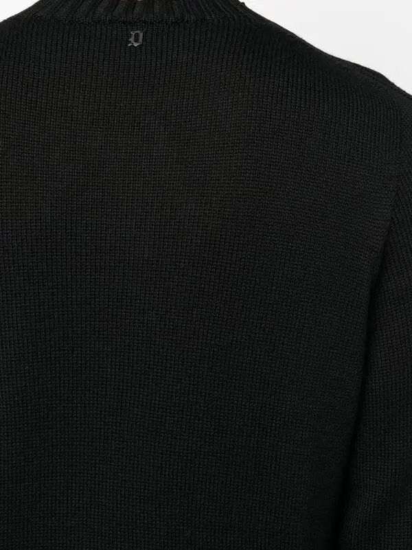 DONDUP Ribbed Knit Jumper - Black