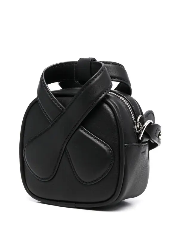 COURREGES Loop Leather Crossbody Bag