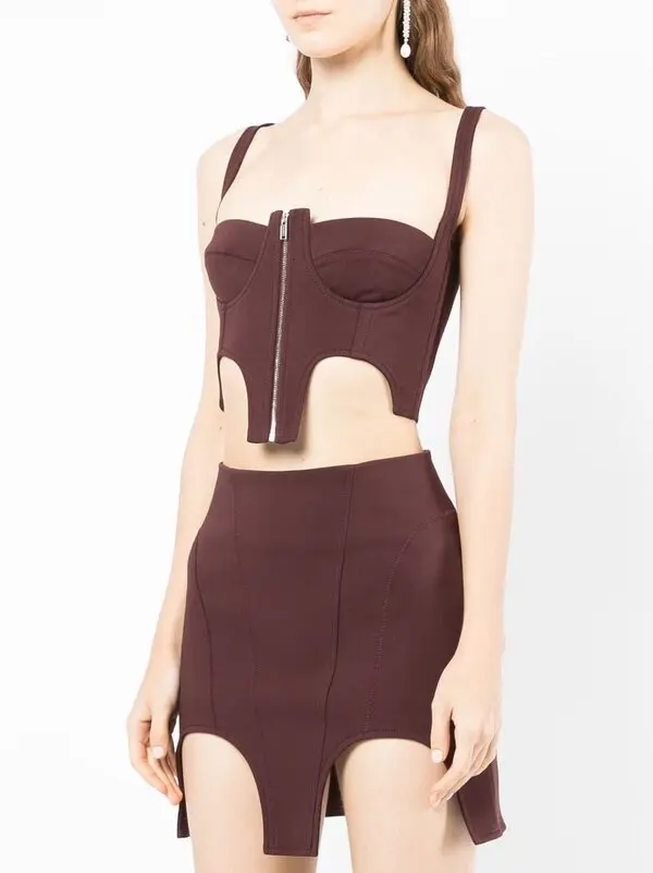 DION LEE Double Arch Bustier Top