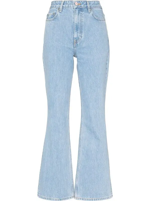 GANNI Betzy Flared Jeans - Blue