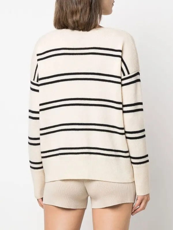Vince Striped Crew-neck Jumper