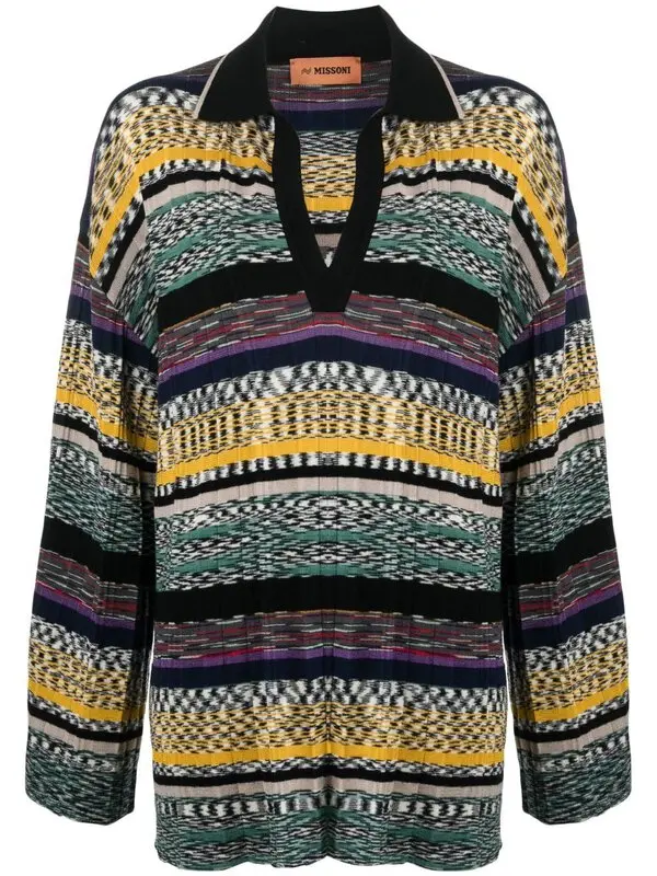 Missoni Striped Relaxed-fit Polo Shirt