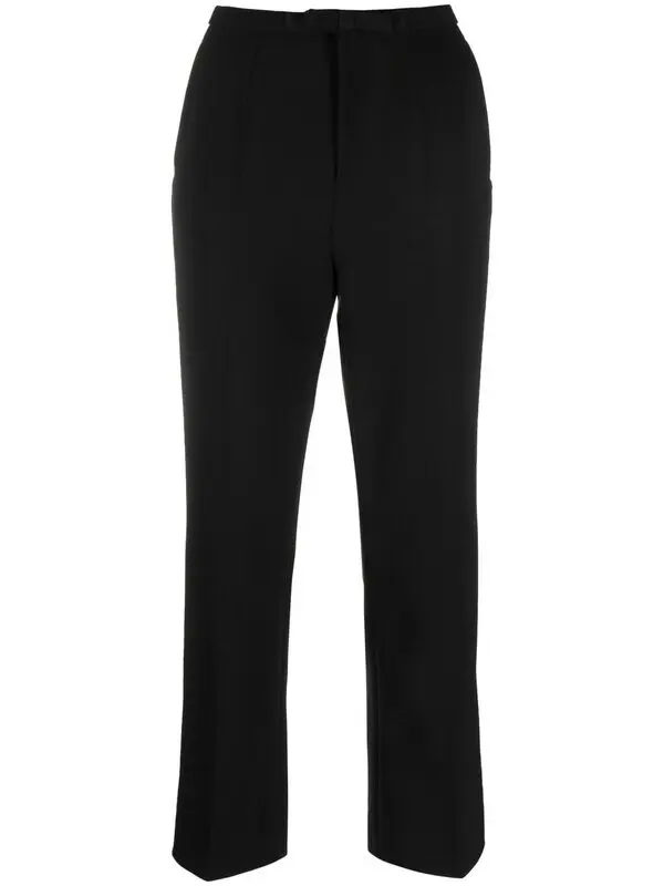 Red Valentino Cropped Straight-leg Trousers