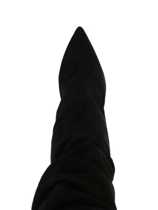 Philipp Plein Ruched Knee-high Boots
