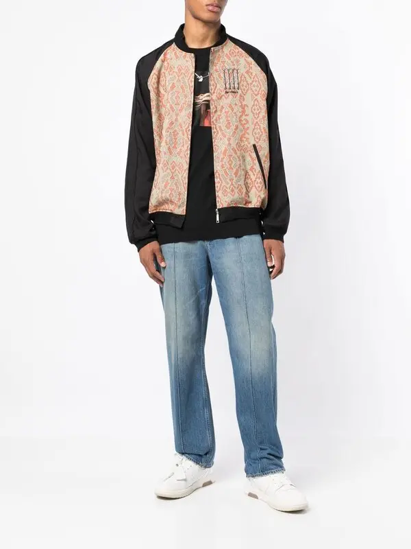 CHILDREN OF THE DISCORDANCE Patterned-jacquard Bomber Jacket
