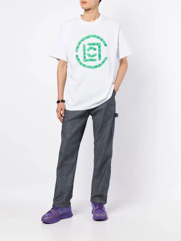 CLOT Button-logo Short-sleeve T-shirt