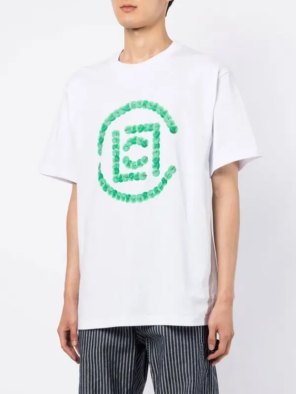 CLOT Button-logo Short-sleeve T-shirt