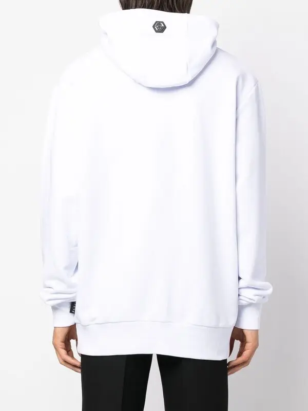 Philipp Plein Logo-print Long-sleeve Hoodie