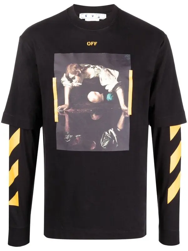 Off-White Caravaggio Painting Arrows-print Top