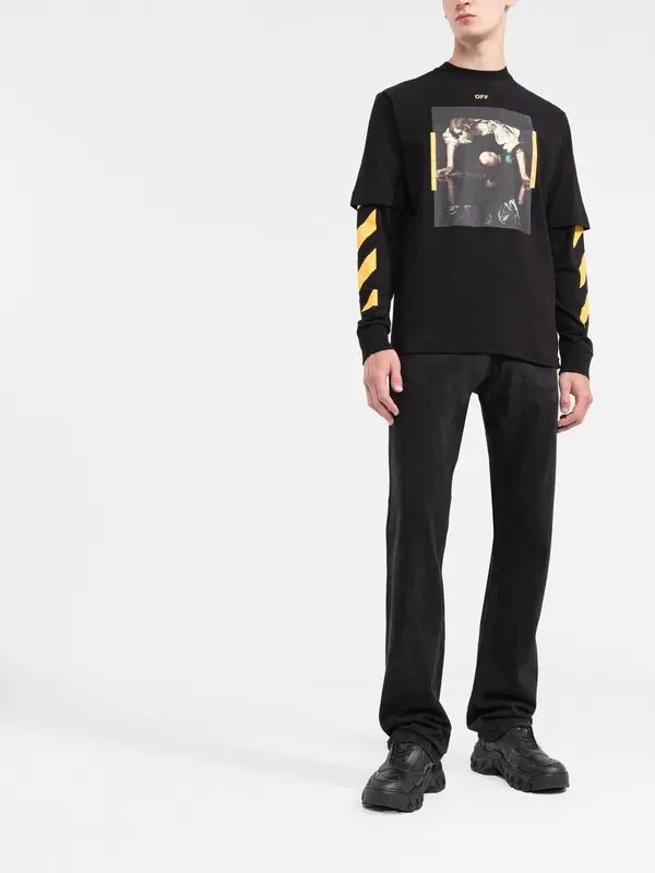 Off-White Caravaggio Painting Arrows-print Top