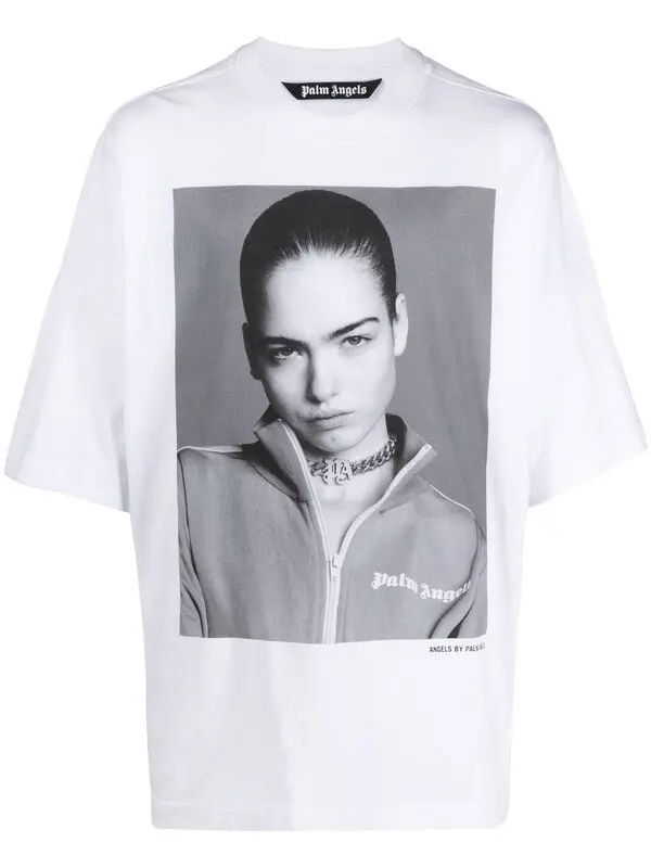 Palm Angels X Sims Photograph-print T-shirt - White
