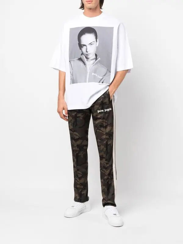 Palm Angels X Sims Photograph-print T-shirt - White