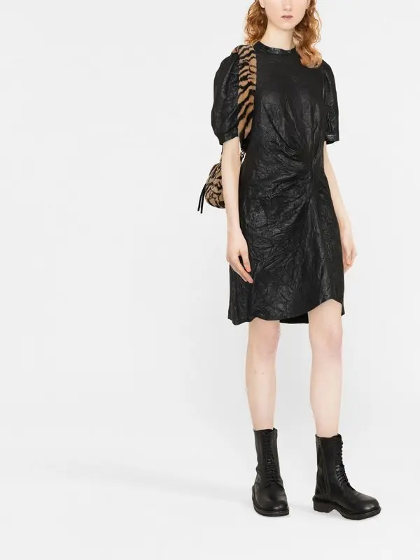 Zadig&Voltaire Short-sleeved Leather Dress