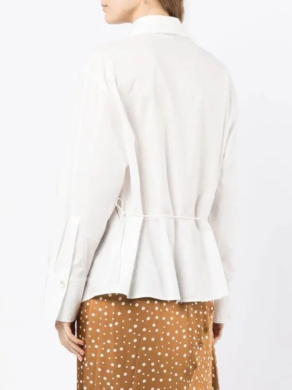 Vince Front Button-fastening Shirt - White