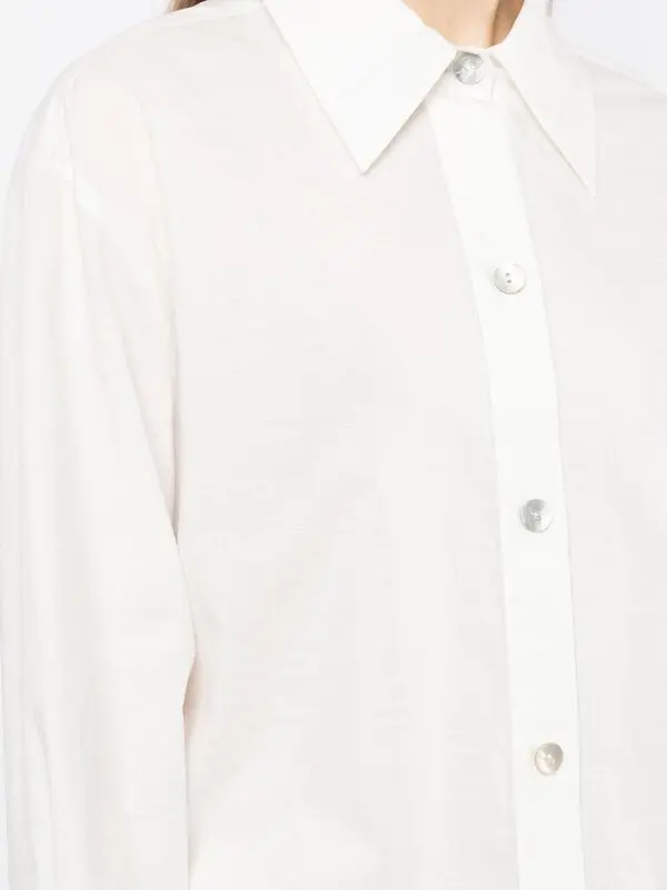 Vince Front Button-fastening Shirt - White