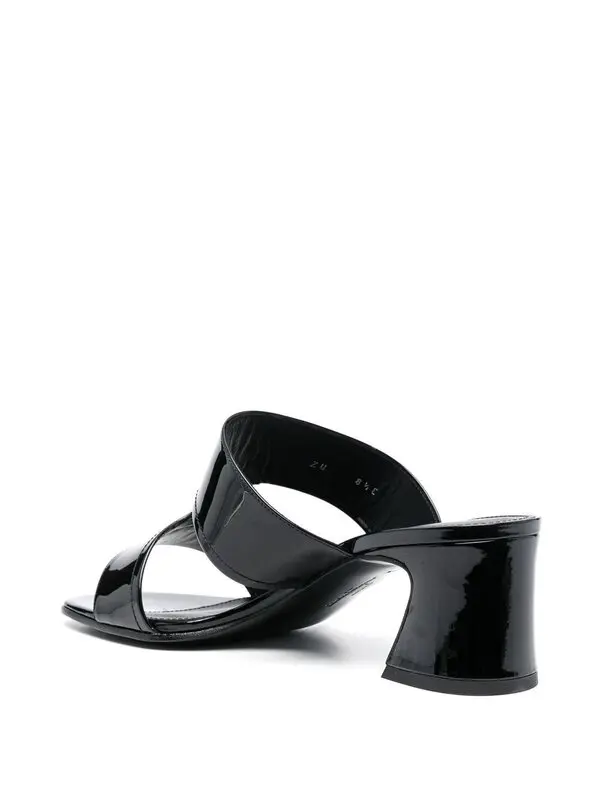 FERRAGAMO Double-strap Sandals - Black