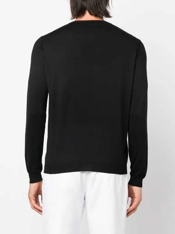 Giorgio Armani Crew-neck Sweatshirt - Black