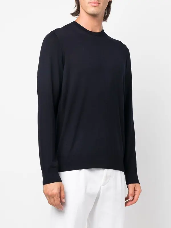 Giorgio Armani Round-neck Jumper - Blue