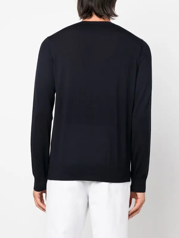 Giorgio Armani Round-neck Jumper - Blue