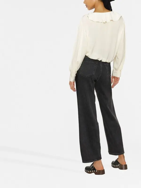 Sandro Ruffle-collar Blouse