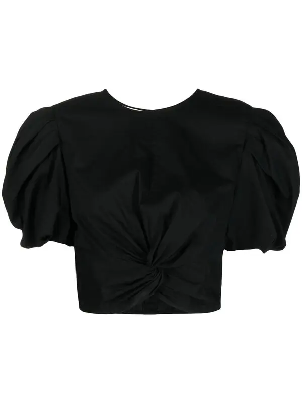 Vince Cropped Knot T-shirt