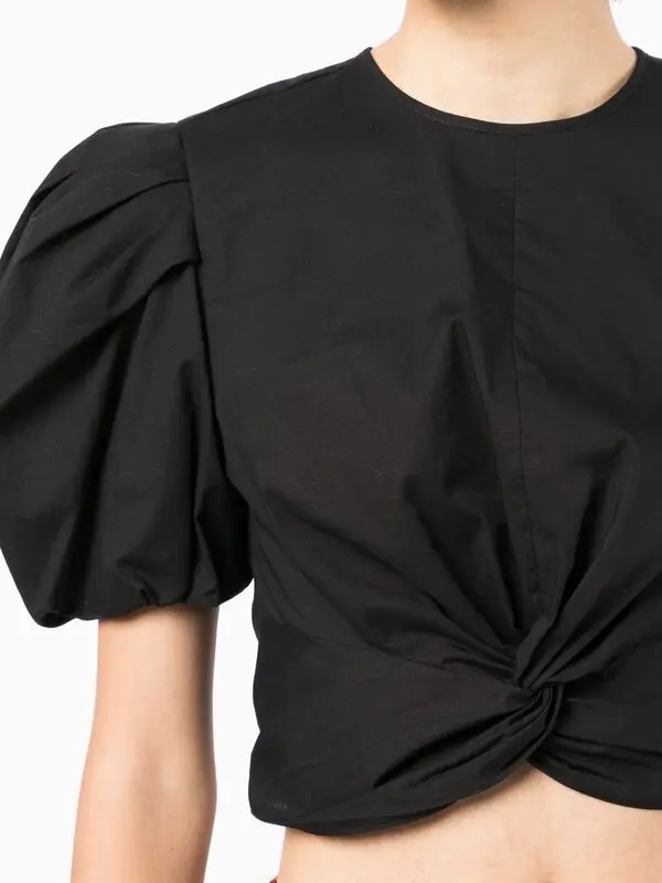 Vince Cropped Knot T-shirt