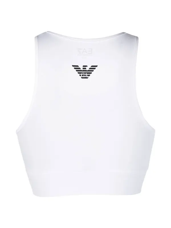 EA7 Logo Print Sports Bra