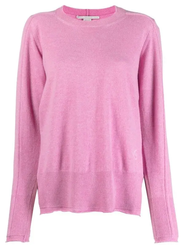 Stella McCartney Waterfall-hem Fine-knit Sweater